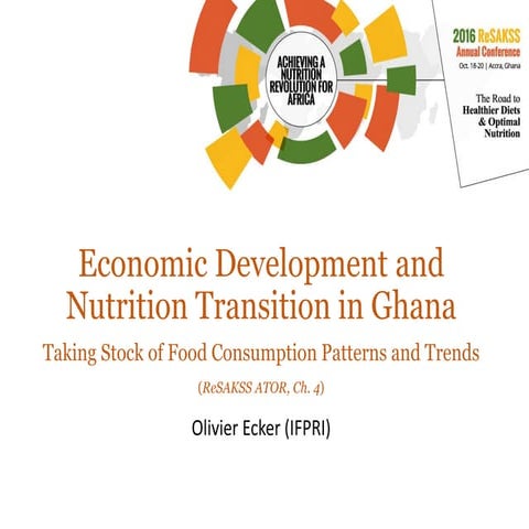 Economic Development and Nutrition Transition in Ghana | PPTX