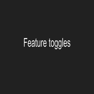 Feature-toggles | PPT