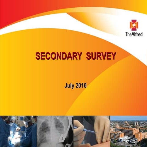 Secondary survey - Helen Stergiou | PPT