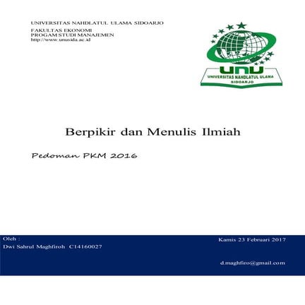 Tips and Trick Penyusunan Proposal PKM | PDF