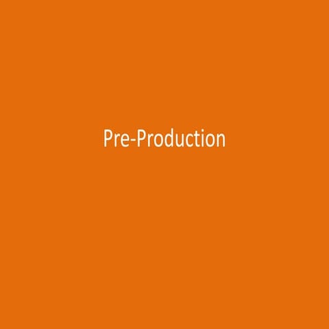 5. pre production(3) | PPT