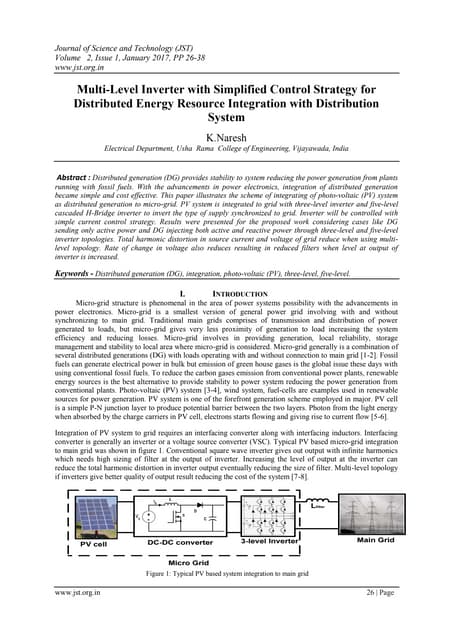 Modular Cascaded H Bridge Multilevel Pv Inverter With Distributed Mppt