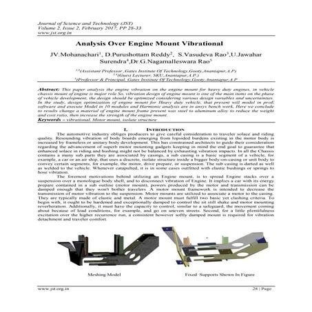 5.analysis over engine mount vibrational | PDF