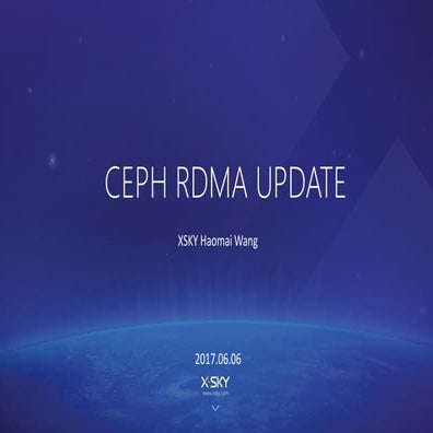 Ceph Day Beijing - Ceph RDMA Update | PDF