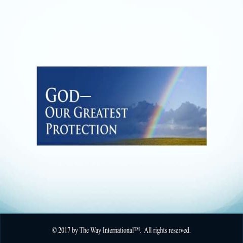 God—Our Greatest Protection | PPTX