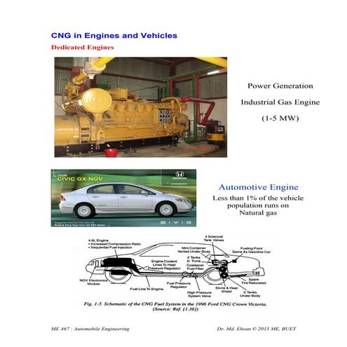 Automobile - CNG in Engines & Vehicles | PDF