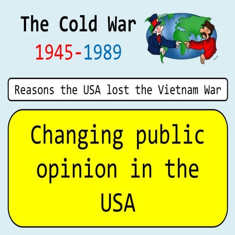 reasons the usa lost the vietnam war us public opinion | PPTX