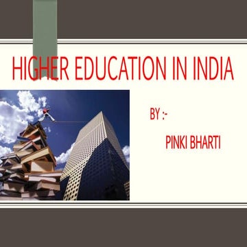 5.higher education in india | PPTX