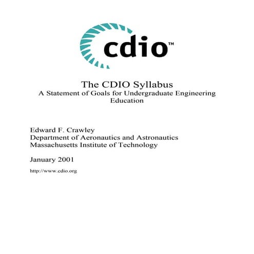 5. cdio syllabus report | PDF