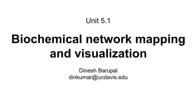 Metabolic Network Visualization Concepts Pptx