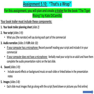 5.10 that's a wrap example | PPTX