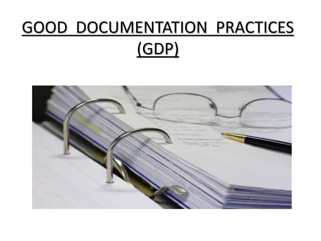 Good Documentation Practices | PPTX