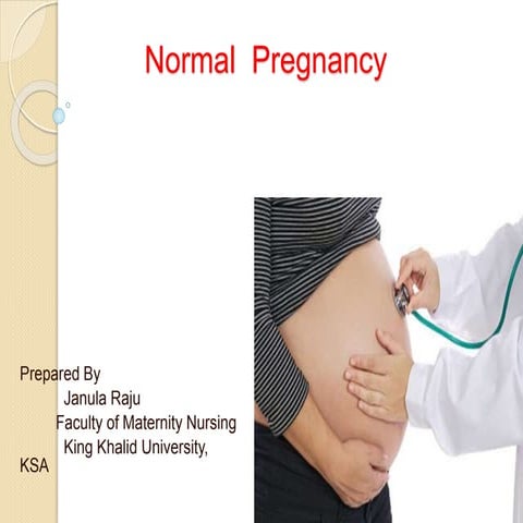 Physiological changes during pregnancy | PPTX