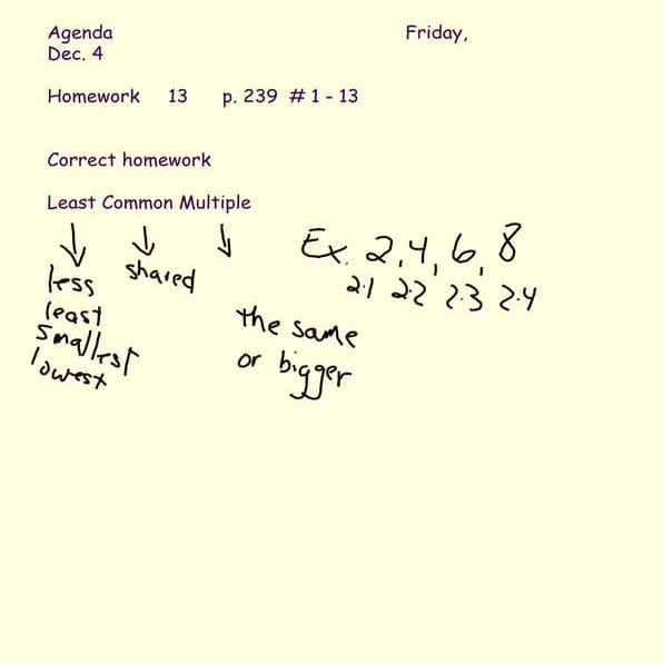 Least Common Multiple PDF Least Common Multiple PDF