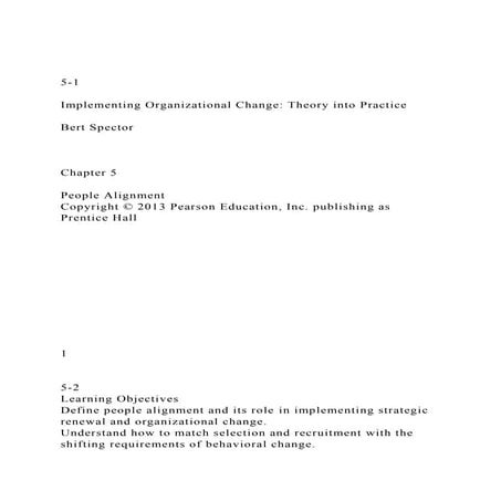 5-1Implementing Organizational Change Theory into Practice.docx