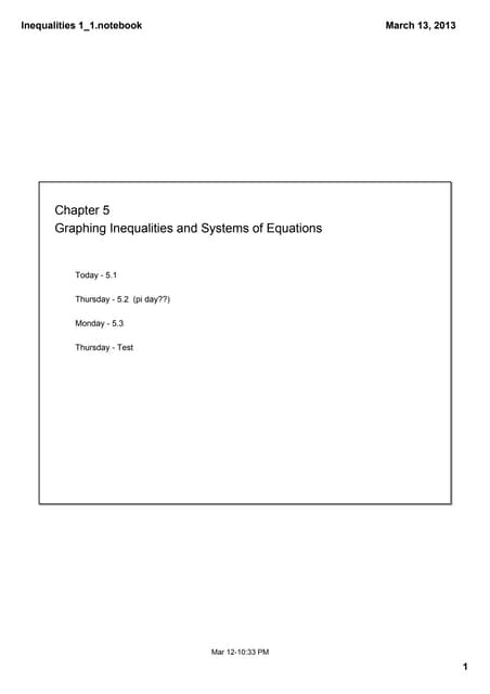 Lesson plan quadratic inequalities | DOCX