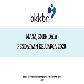 5. bahan tayang pelatihan teknis - manajemen data provkab | PPT