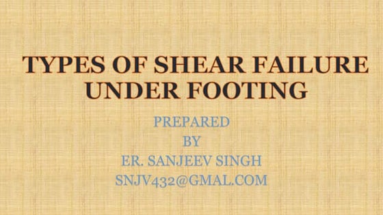 Modes of failure of retaining walls | PPTX