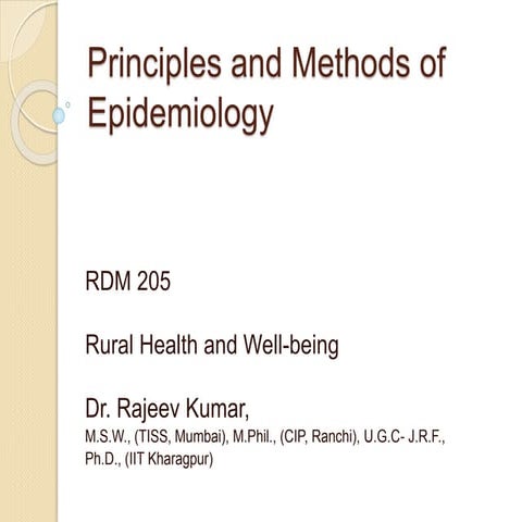 5.principles and methods of epidemiology | PPT
