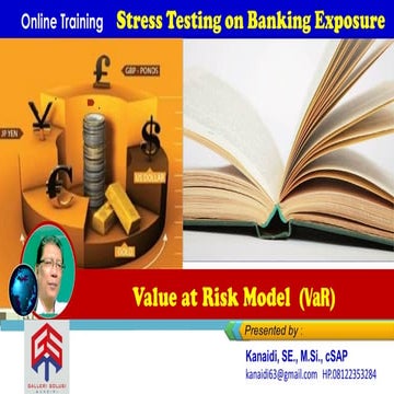 Value at Risk Model (Va R)_ Materi Training Stress Testing | PDF