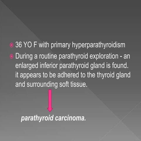 Hyperparathyroidism | PPTX