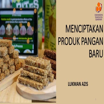 5. menciptakan produk pangan baru | PPTX