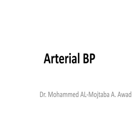 5.arterial bp | PPT