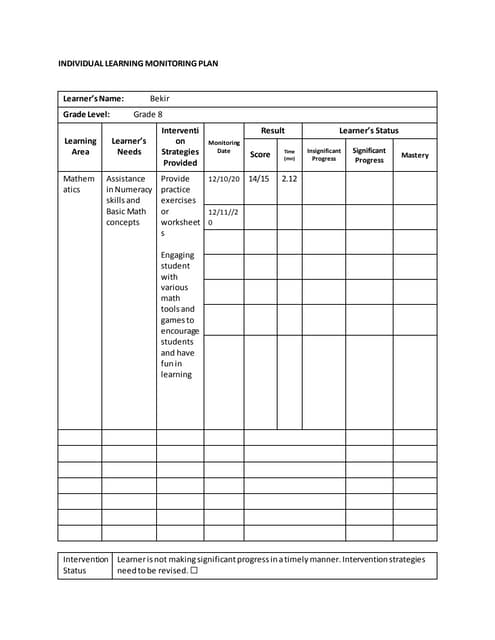 Drop out-form template | PDF