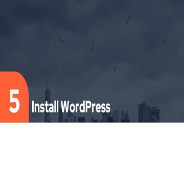Install WordPress | PPT