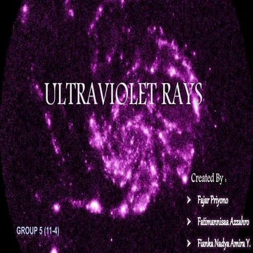 Ultraviolet Rays | PPT