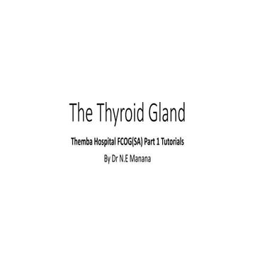 5. the thyroid gland | PPTX | Thyroid Disorders | Endocrine and ...