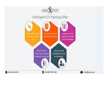 Inteligent CV parsing | PDF