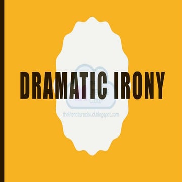 The dramatic irony | PPT