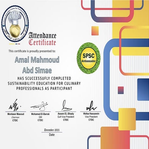 Chef Montaser Masoud | PDF