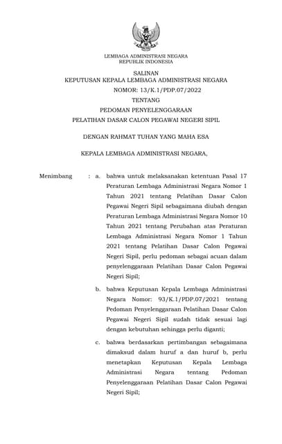 16. salinan peraturan lan no. 15 tahun 2020 tentang pengembangan kompetensi pegawai pemerintah ...