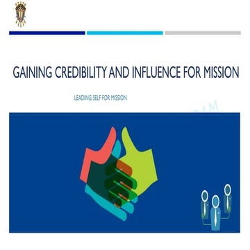 5. Gaining Credibility and Influence for Mission - 2021 PARTICIPANTS (1 ...
