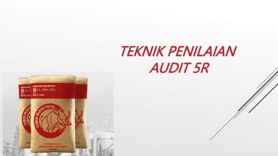 Standart penilaian audit 5 r | DOC