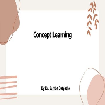 5. Concept learning and find s algorithm.pptx