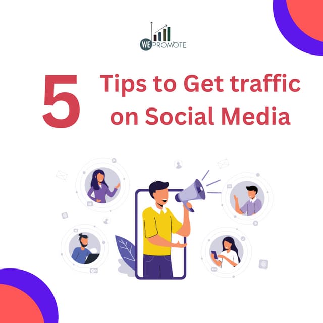 5 tips to get traffic on social media | PDF