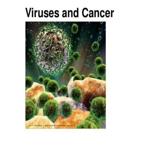 5.VIRAL ONCOGENESIS.ppt | Cancer | Diseases and Conditions