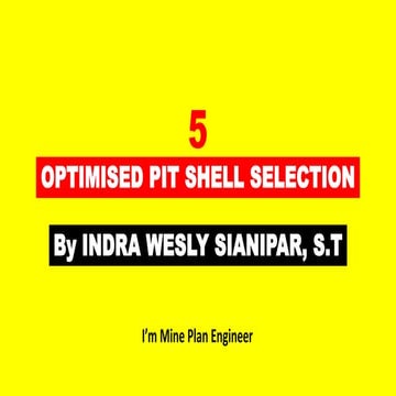 5. Optimised Pit Shell Selection.pptx