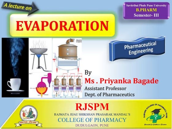 Evaporation in the sugar industry | PPT