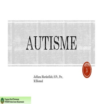 FISIOTERAPI PEDIATRI PADA KASUS - AUTISME.pptx
