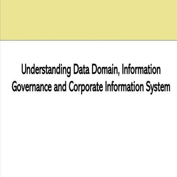 governance andd corporate information system | PPT