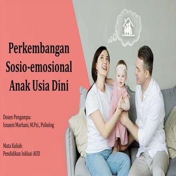 Perkembangan Sosioemosional Anak Usia Dini | PPTX
