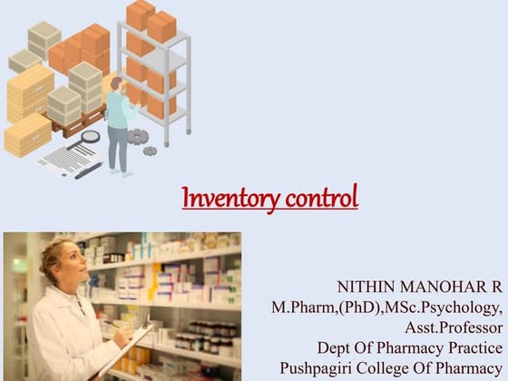 Inventory management for nurses | PPT
