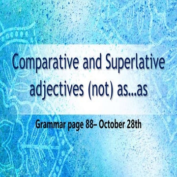 Comparative and Superlative adjectives (not) as…as.pptx