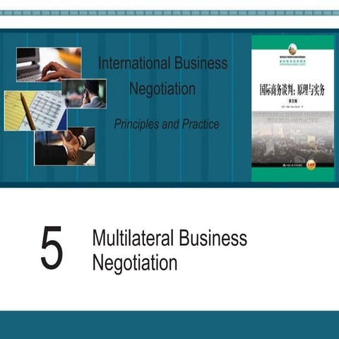 Multilateral Business on negotiation course steps | PPTX