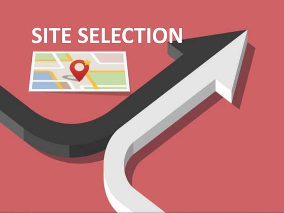 Site selection and justification | PDF