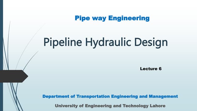 Gas Pipeline Design | PDF